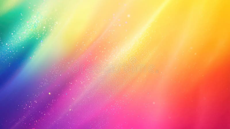 Rainbow Gradient Background with Joyful Colors and Soft Textures Stock ...