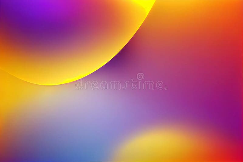 Rainbow Gradient Mesh Background with Abstract Blur Effect and Vivid ...
