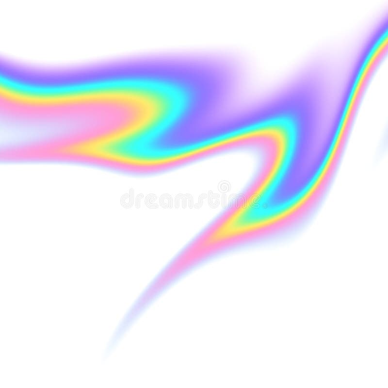 Rainbow Gradient Segment Isolated on Transparent Background, Overlay ...