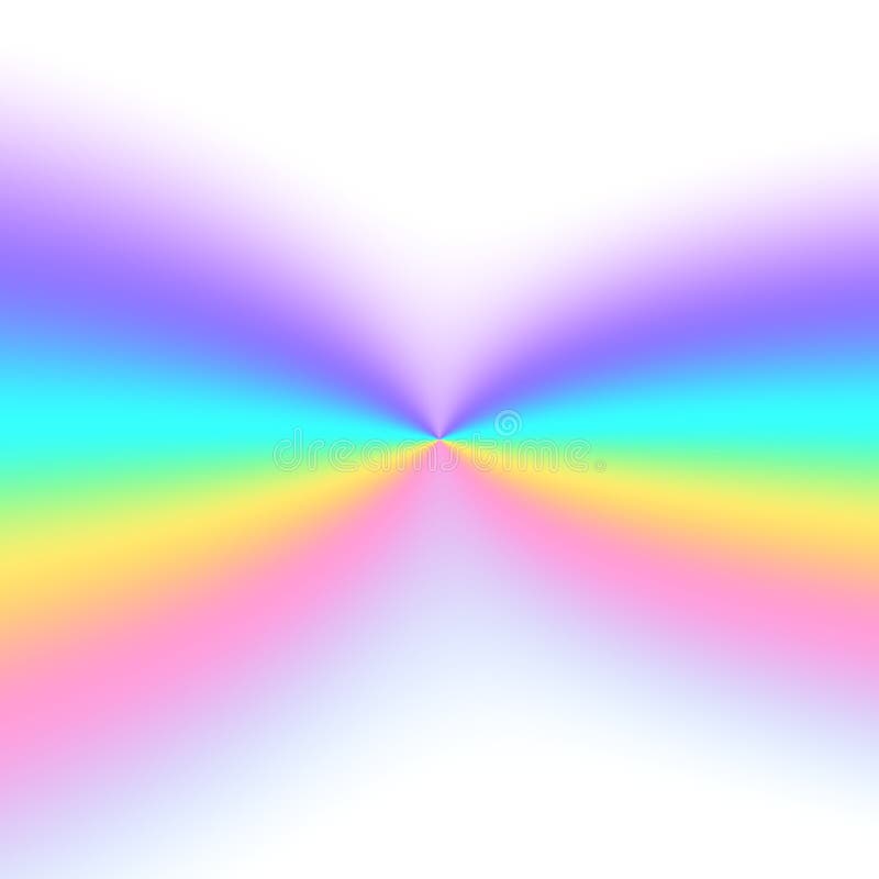 Rainbow Gradient Segment Isolated on Transparent Background, Overlay Gradient Stock Photo ...