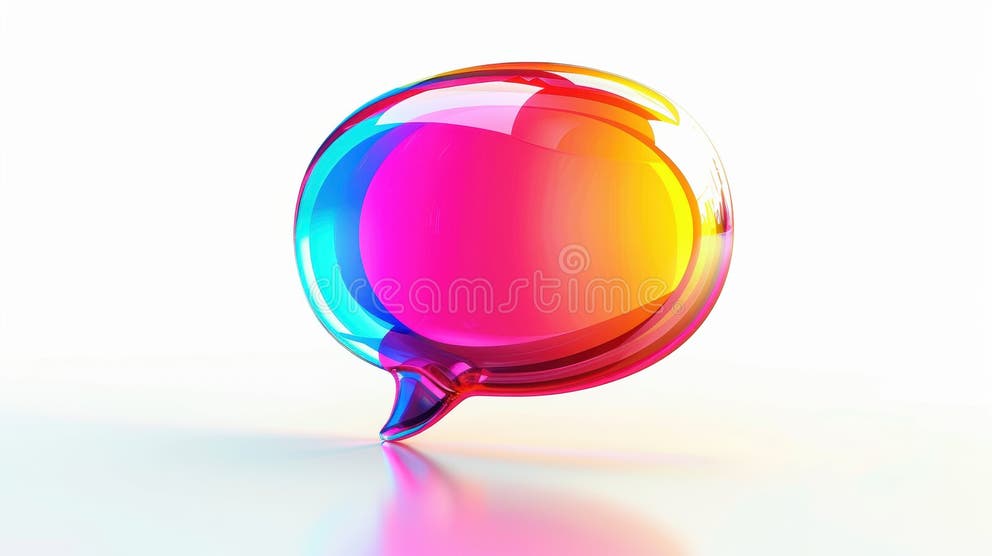 Rainbow Gradient Speech Bubble for Diversity and Inclusive Branding ...