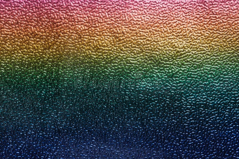 Rainbow Gradient Textural Background. Textured Metallic Paper or Foil ...