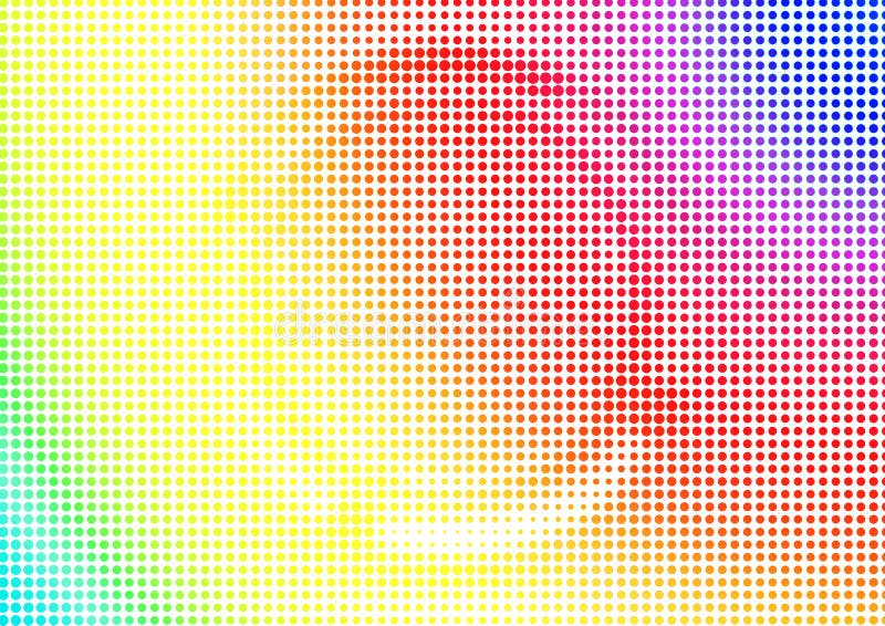 Rainbow Halftone Abstract Background Stock Illustration - Illustration ...