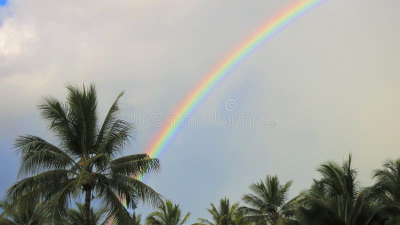 Rainbow in Hamilton Island stock photo. Image of island - 105690040