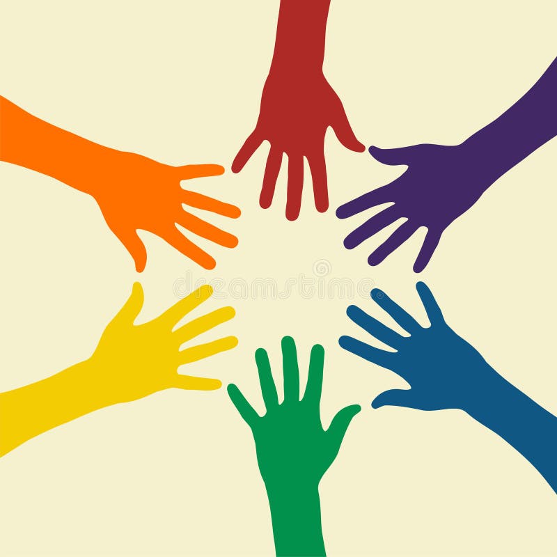 Teamwork 5 stock vector. Illustration of diversity, connection - 19492401