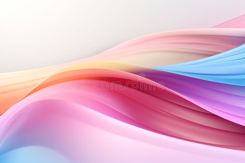 Rainbow Harmony Elements of a Rainbow Converging Stock Illustration ...