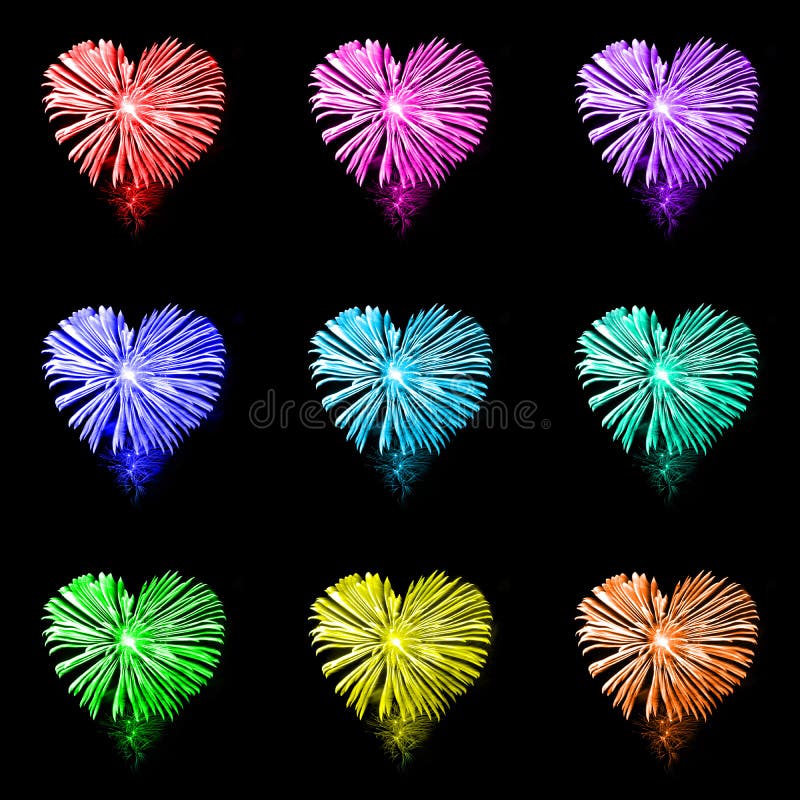 Fireworks Rainbow stock vector. Illustration of display - 14726156