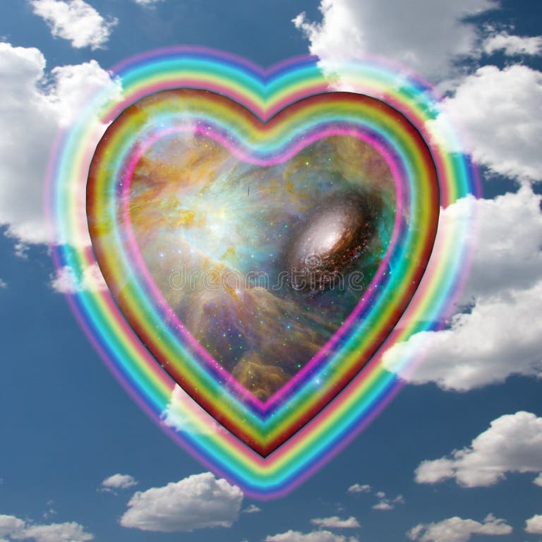 Galaxy Love Abstract Purple Heart Stock Illustrations – 820 Galaxy Love ...