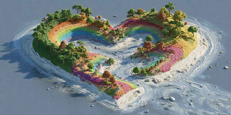 Heart Island Minecraft Build Stock Illustrations – 3 Heart Island ...