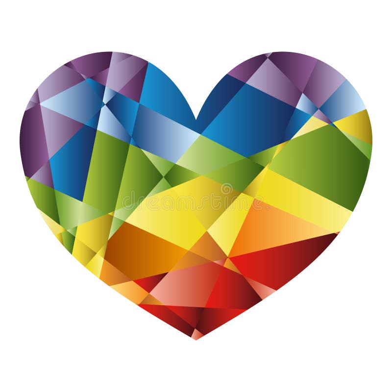 Vector red heart stock vector. Illustration of isolated - 38853087