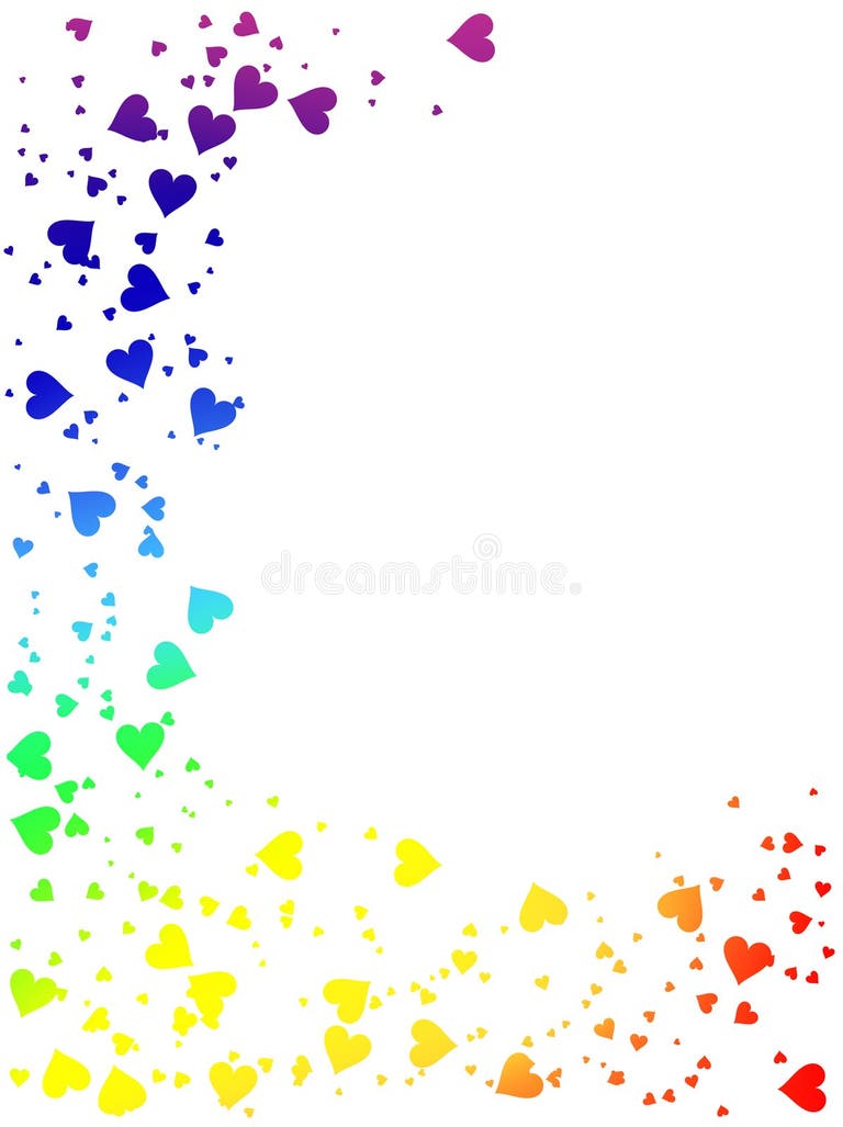 Rainbow Corner Border Stock Illustrations – 685 Rainbow Corner Border ...