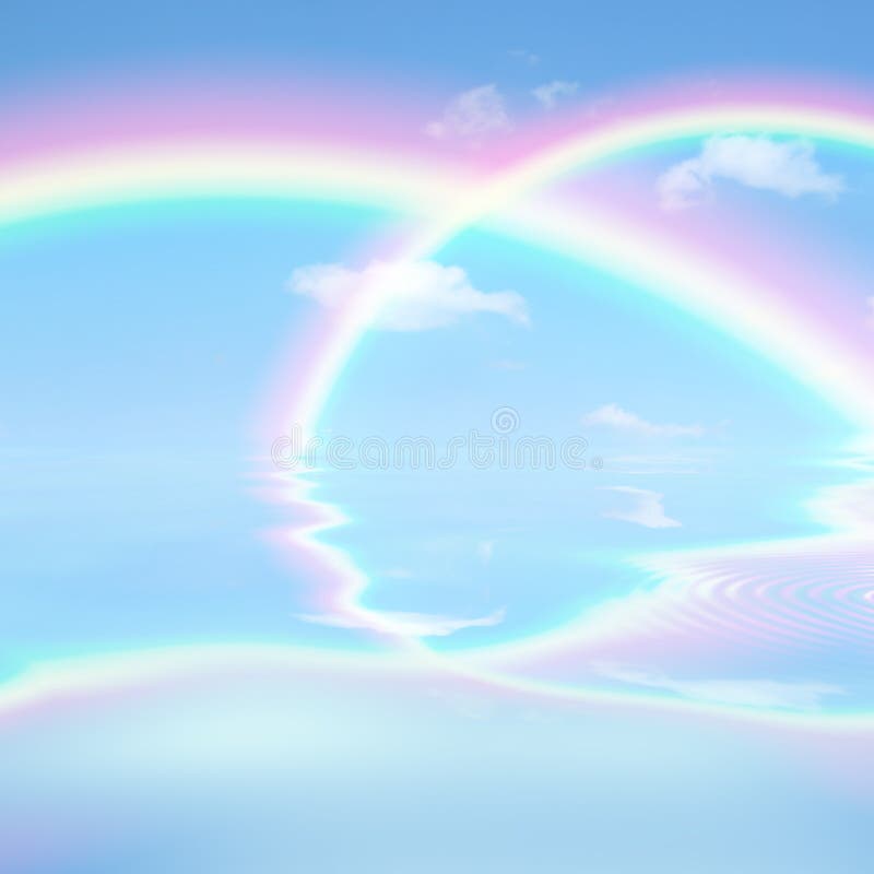 Rainbow Heaven stock photo. Image of light, climate, abstract - 6441180