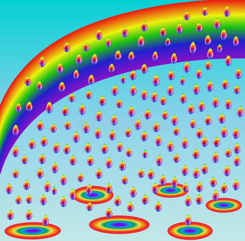 Puddle Rainbow Stock Illustrations – 365 Puddle Rainbow Stock ...