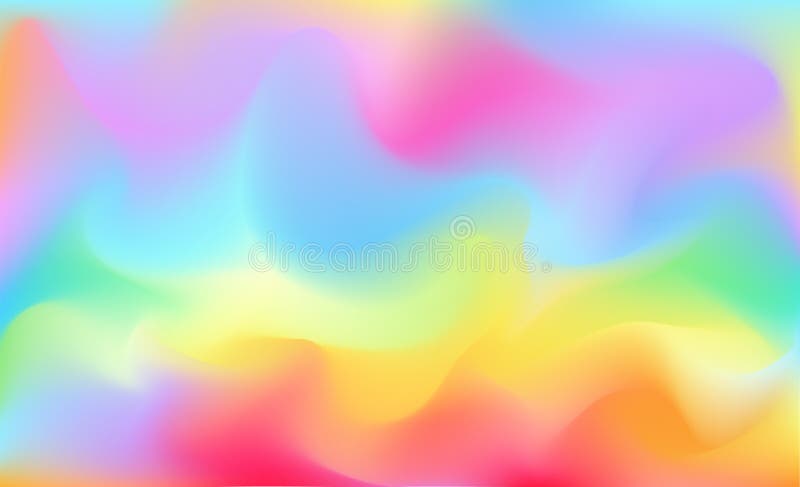 Rainbow Holographic Festive Abstract Background. Rainbow Gradient Stock Vector - Illustration of ...