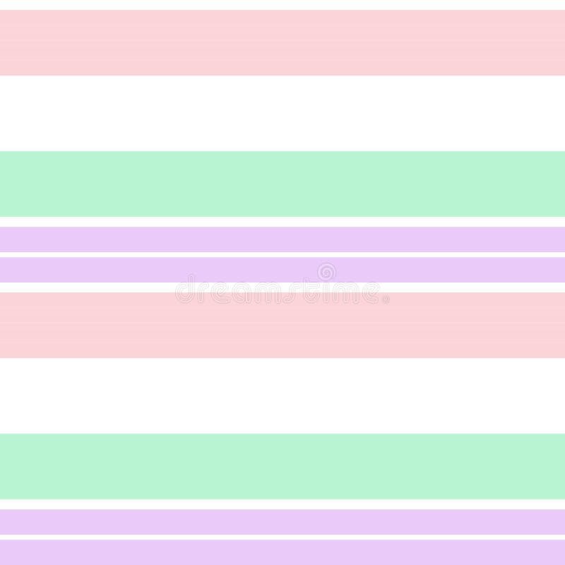 Rainbow Stripe Seamless Pattern Background in Horizontal Style Stock ...