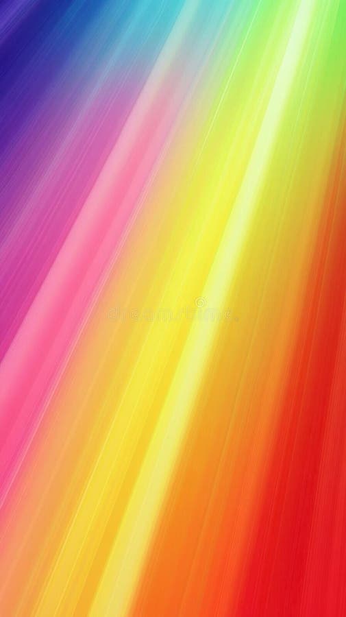 Rainbow Hues, a Colorful Abstract Background Design Stock Illustration ...