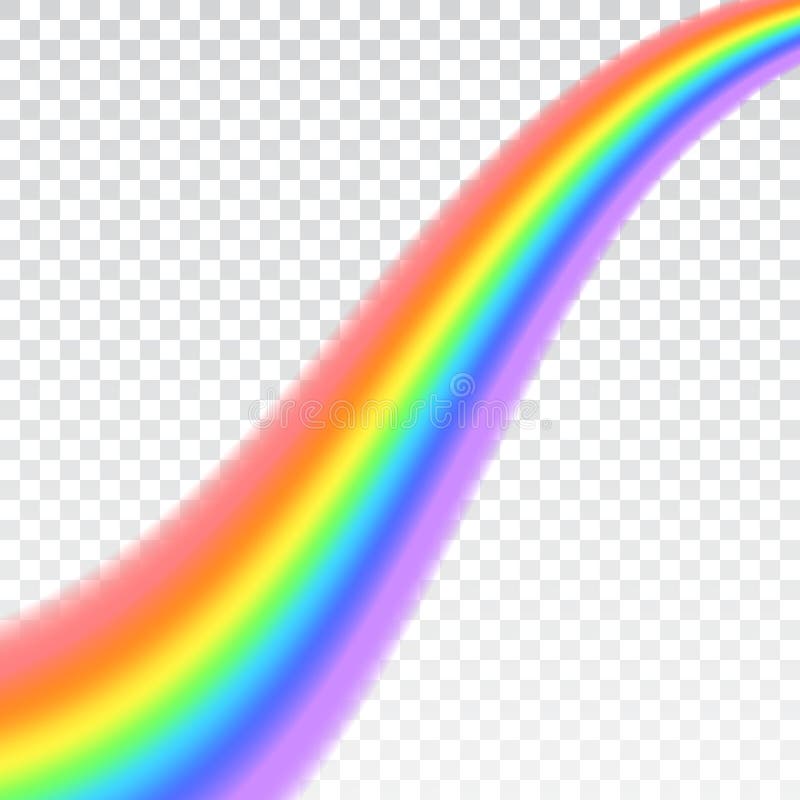 Rainbow Icon Realistic Isolated White Transparent Background Stock ...