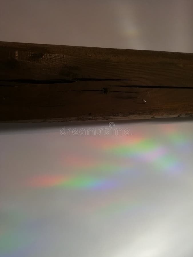 Rainbow Inside House Decoration Reflet Stock Image - Image of rainbow ...