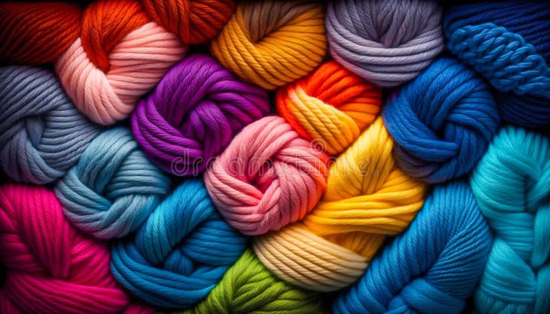 Knitting Crochet Threads Yarn Stock Illustrations – 339 Knitting ...