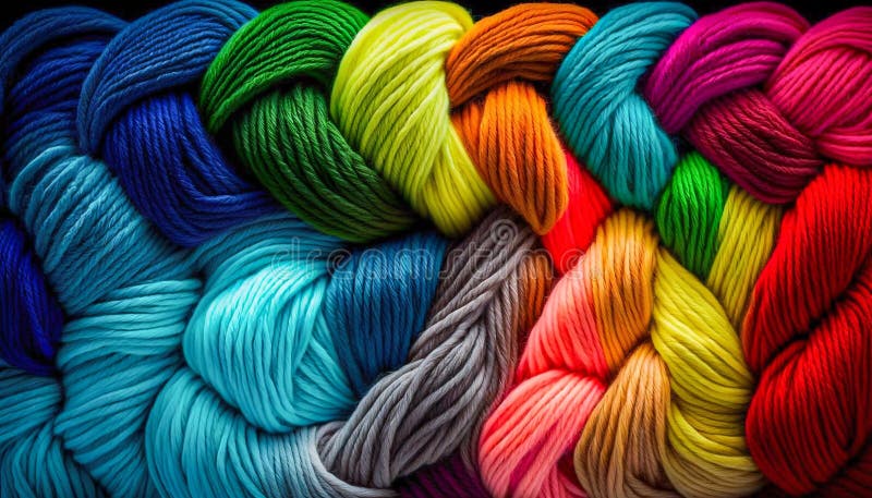 Knitting Crochet Threads Yarn Stock Illustrations – 339 Knitting ...