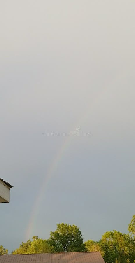 Rainbow in the country stock photo. Image of rainbow - 145953882
