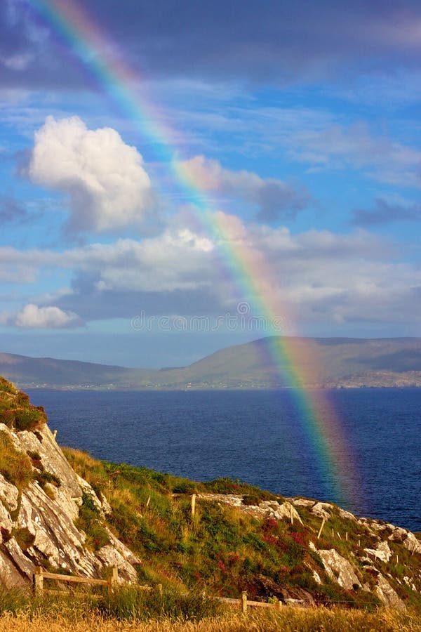 Beautiful Rainbow Scenery Ireland
