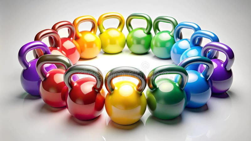 Rainbow Kettlebells Stock Photos - Free & Royalty-Free Stock Photos ...