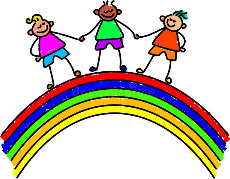 Kids Rainbow Clip Art Stock Illustrations – 3,293 Kids Rainbow Clip Art ...