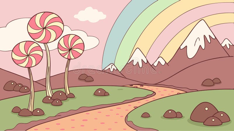 Rainbow Landscape Abstract, Colorful Nature, Abstract Rainbow, Vibrant ...