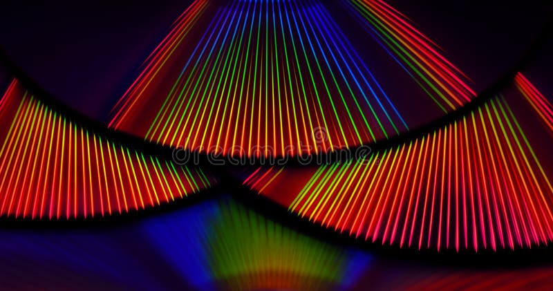 Rainbow Led Light Rays Reflection on Cd Surface Stock Image - Image of ...
