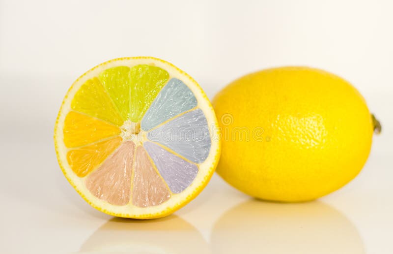 Rainbow On A Lemon Picture. Image: 33738478