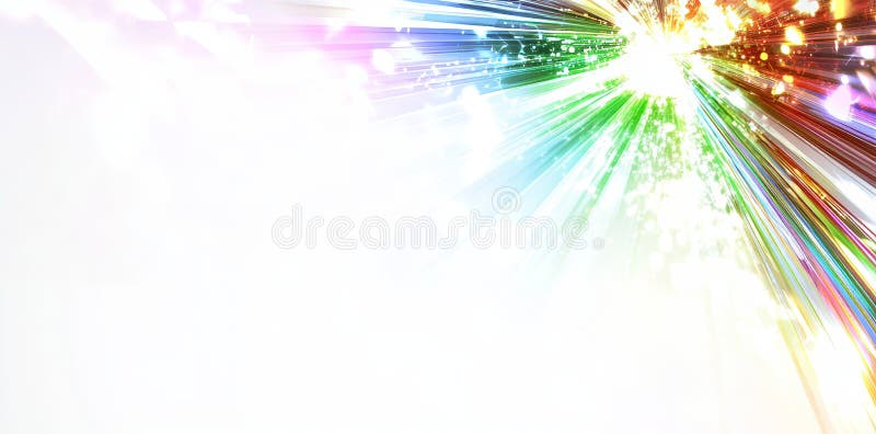 Rainbow Lens Flare with Blur and Glow Isolated on Transparent ...