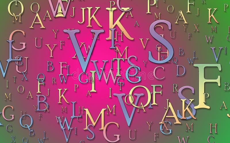 Red Grunge Newspaper, Magazine Collage Letters Stock Illustration ...