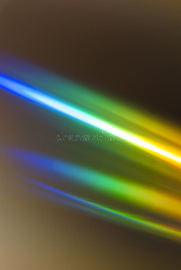 Rainbow Light Refraction on a CD Stock Photo - Image of background ...