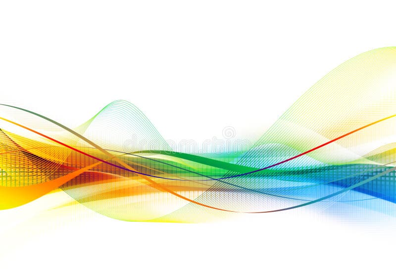 Rainbow line stock illustration. Illustration of graphic - 12174856