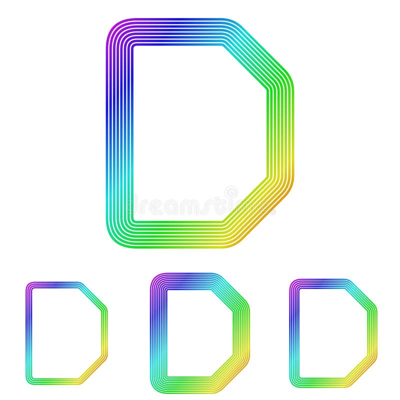 D Rainbow Set Stock Illustrations – 130 D Rainbow Set Stock ...