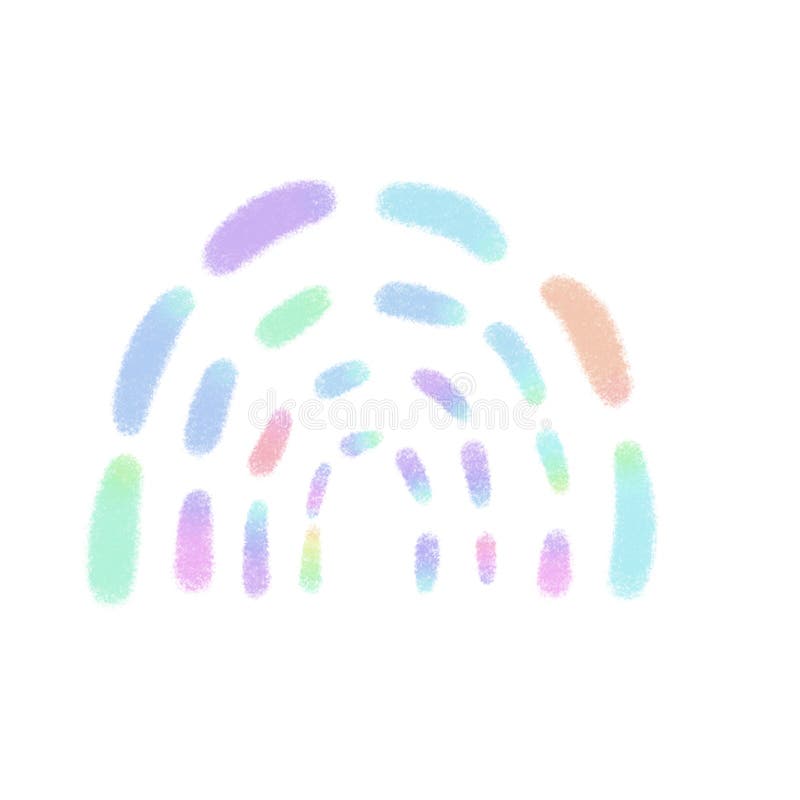 Rainbow Line Rainbow Illustrations Stock Illustration - Illustration of ...