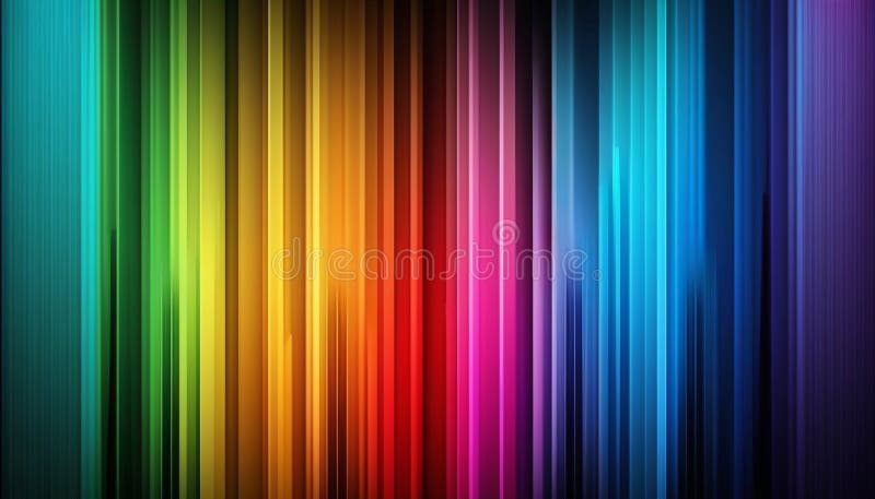 Rainbow Linear Gradient Vertical Background Stock Illustration ...