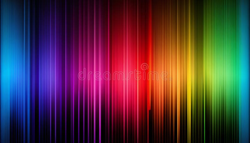 Rainbow Linear Gradient Vertical Background Stock Illustration ...