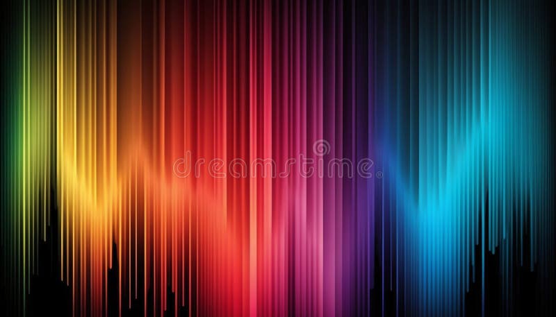 Rainbow Linear Gradient Vertical Background Stock Illustration ...