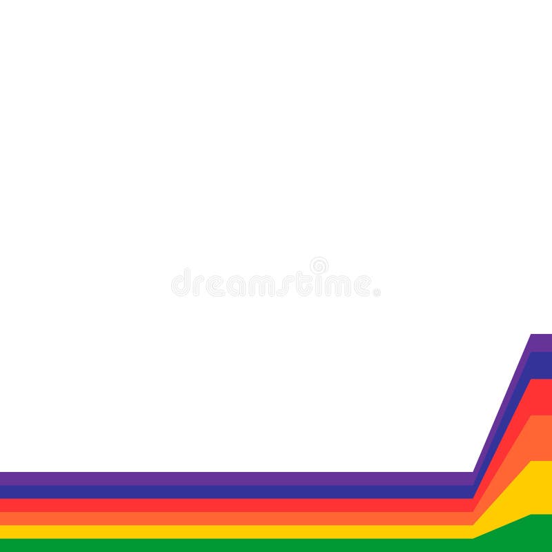 Rainbow Lines Background stock vector. Illustration of vibrant - 65587329