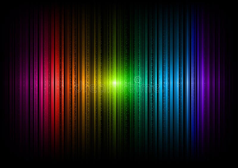 Rainbow lines stock vector. Illustration of effect, graphic - 33346639