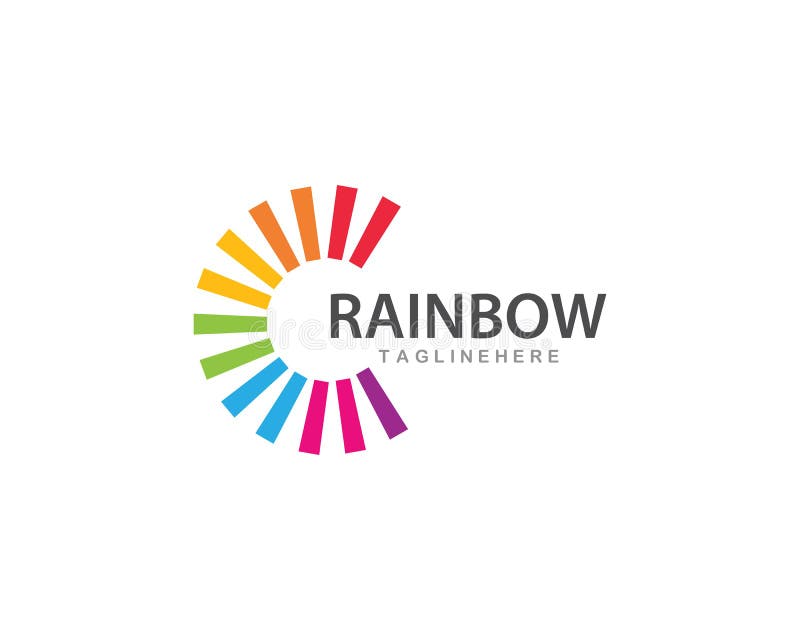 Rainbow Logo Stock Illustrations – 74,184 Rainbow Logo Stock ...