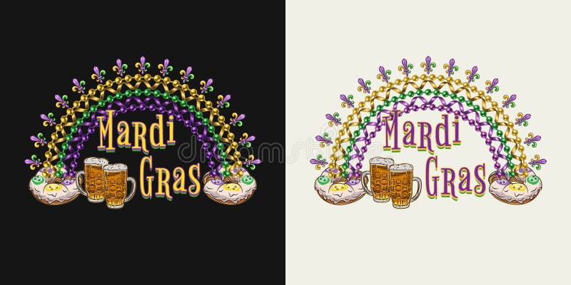 Rainbow Made with Beads, Holiday Food Stock Vector - Illustration of ...