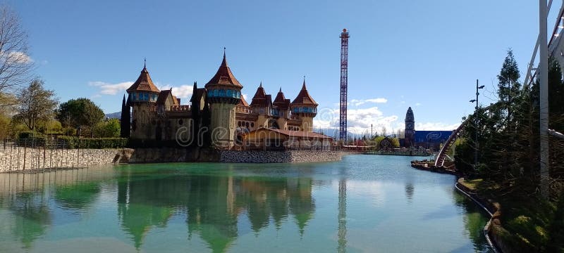Rainbow Magicland Rome Italy Children Enjoi Stock Image - Image of ...