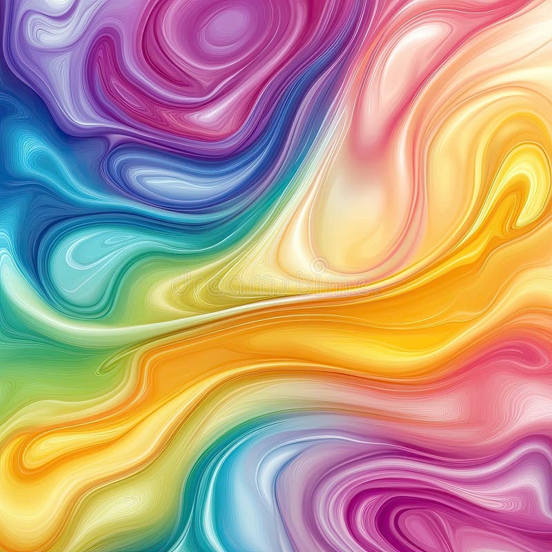 Rainbow Marble Texture stock illustration. Illustration of colorful ...
