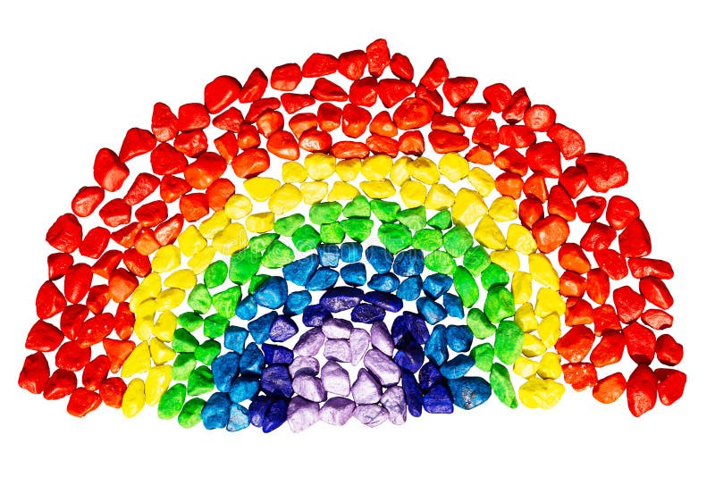 Rainbow a message of hope stock photo. Image of positivity - 187386028