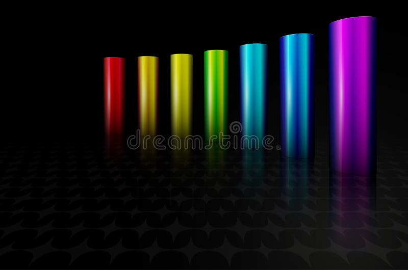 Set of metallic columns stock vector. Illustration of building - 78936321