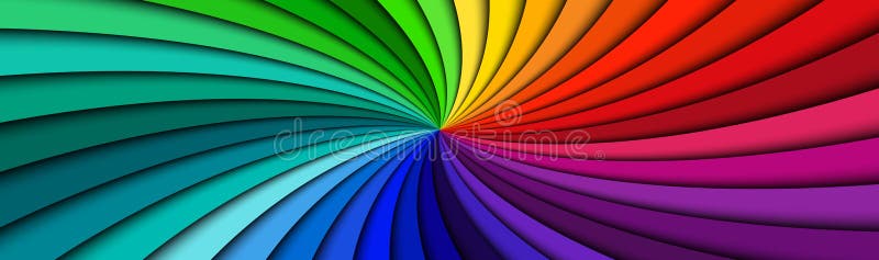 Rainbow Web Header / Banner Stock Illustration - Illustration of ...