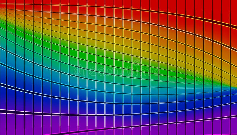Rainbow Mosaic Seamless Pattern Stock Vector - Illustration of abstract ...